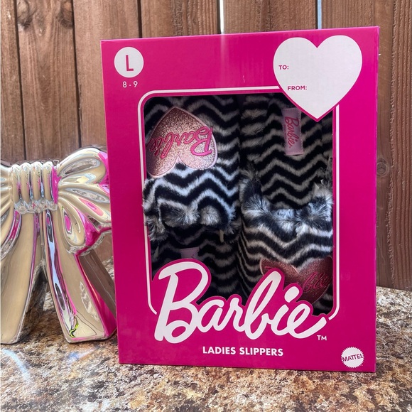 Barbie | Shoes | Barbie Mattel House Shoe Slipper Set | Poshmark